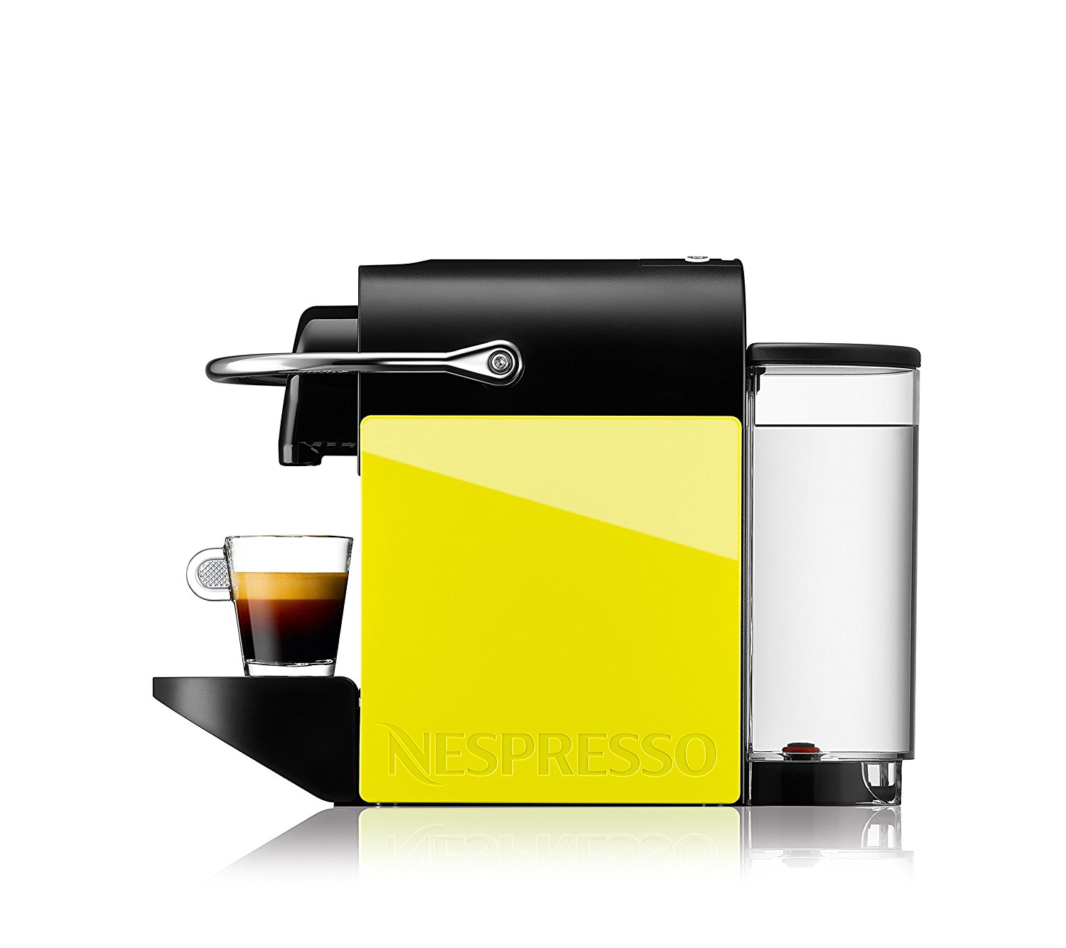 KRUPS NESPRESSO PIXIE Clips Black & Lemon Espresso Coffee Machine £79. ...